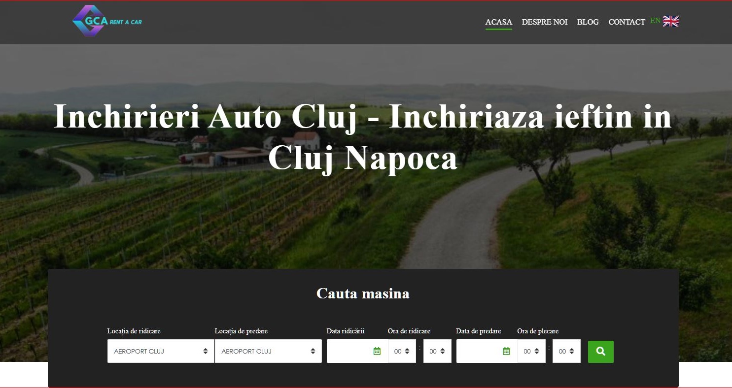 Rent a Car Cluj si Aeroport - GCA Servicii inchirieri auto in Cluj Napoca